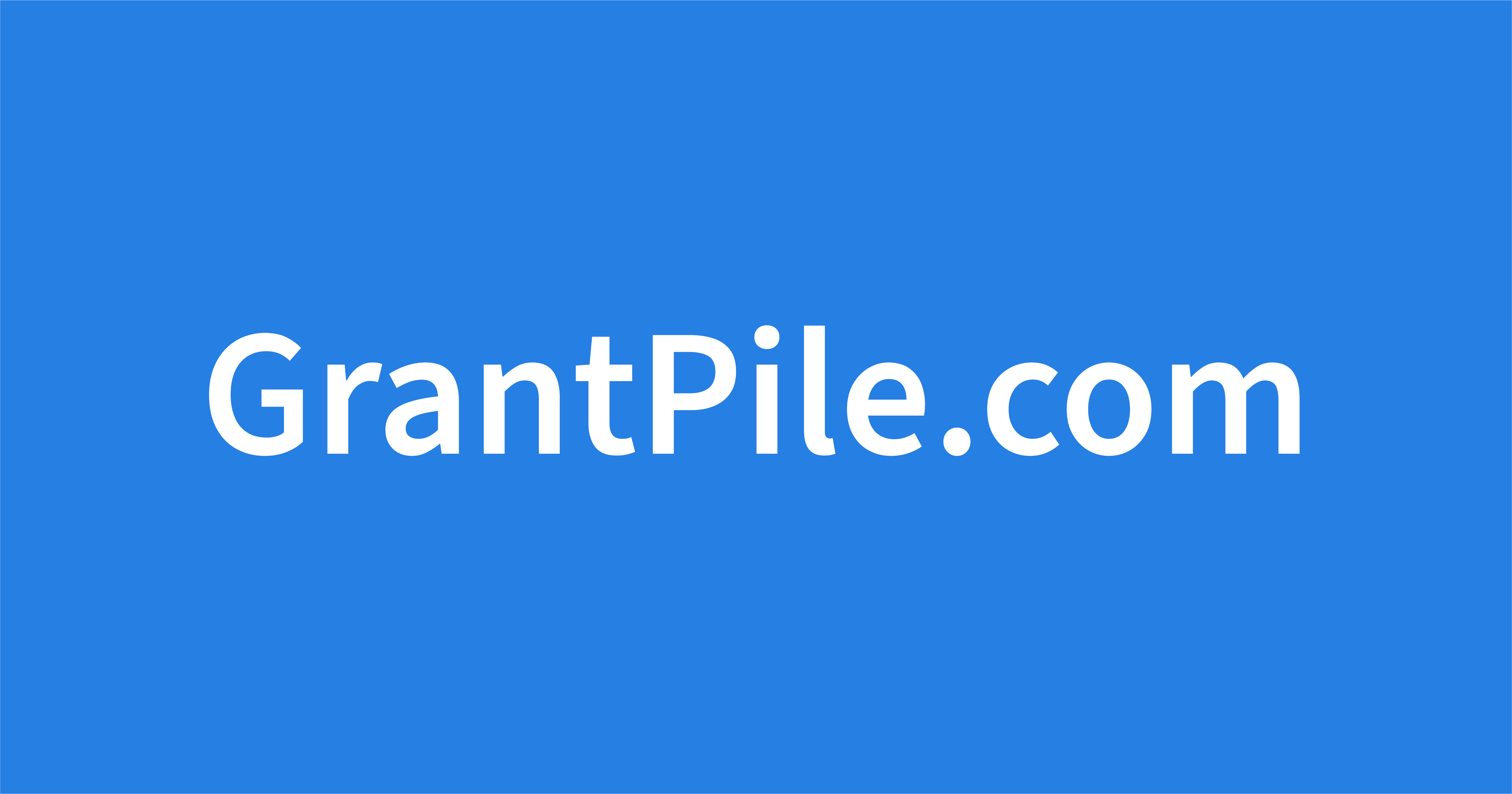 GPD Grant Forecast | GrantPile.com